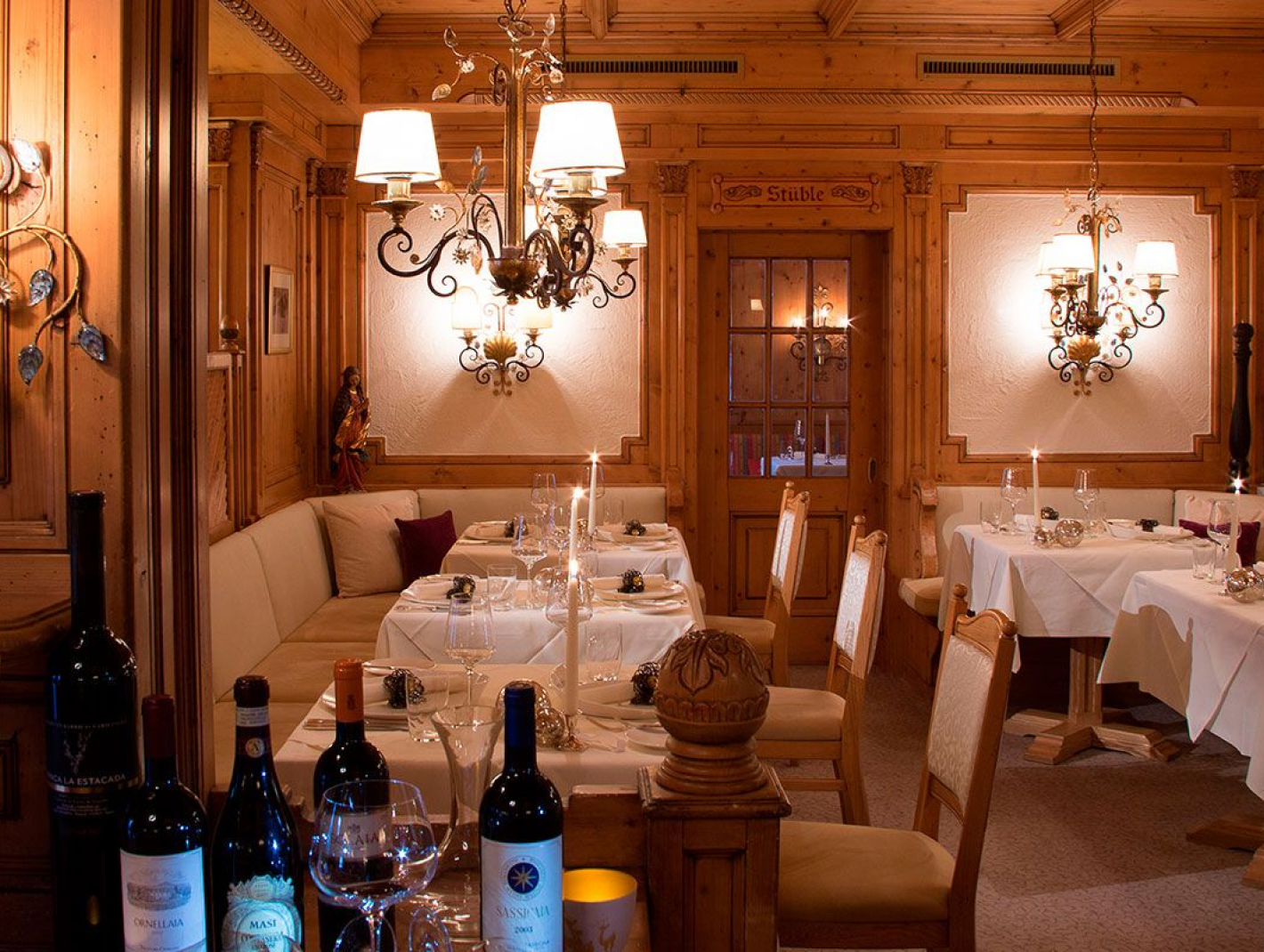 Fine dining at the gourmet Restaurant Pfeffermühle